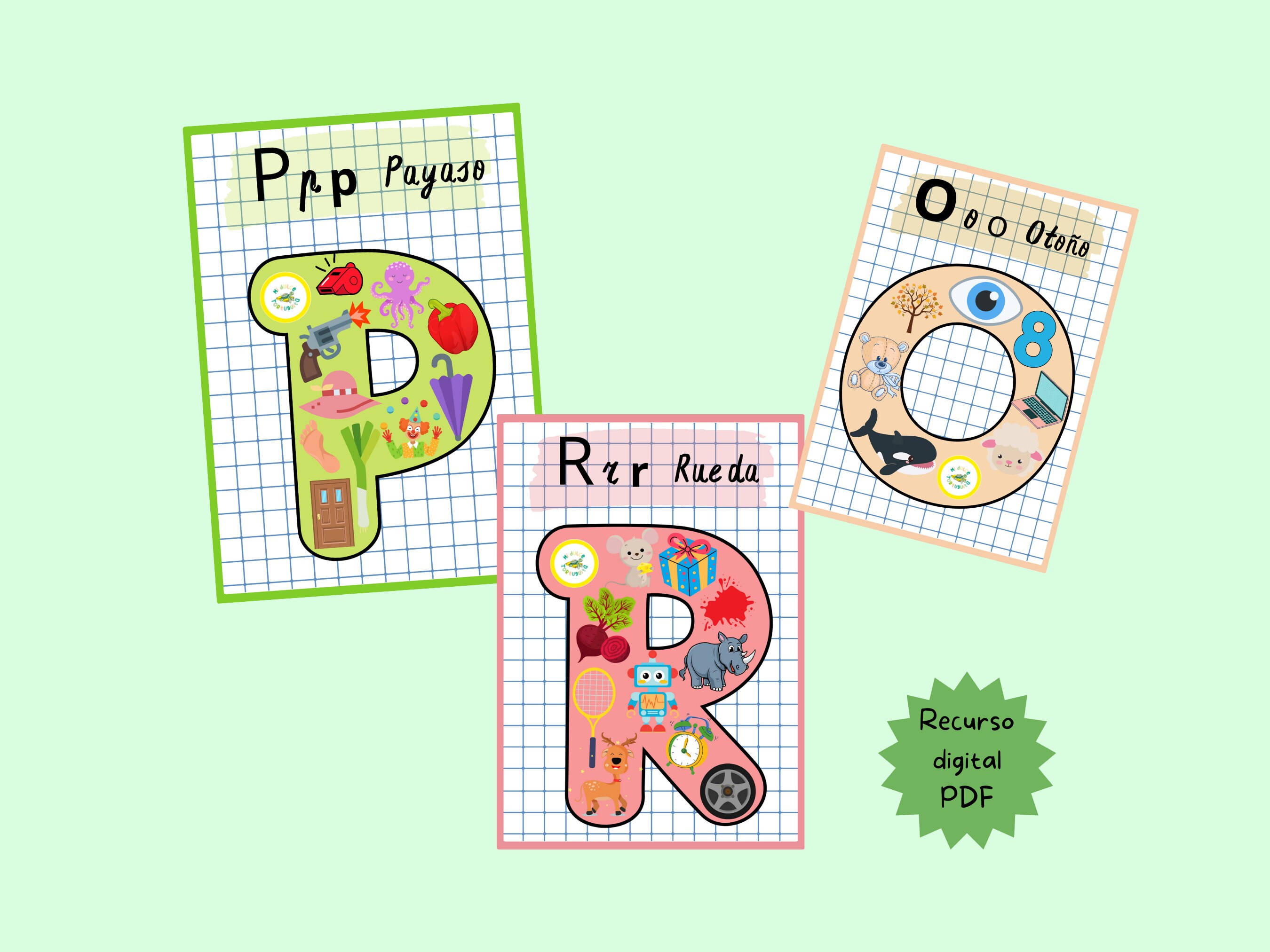 Carteles Abecedario, School Alphabet, Material Descargable ...