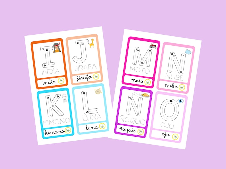 Llavero abecedario, grafías abecedario, letra ñ, letra ll, letra ch ...