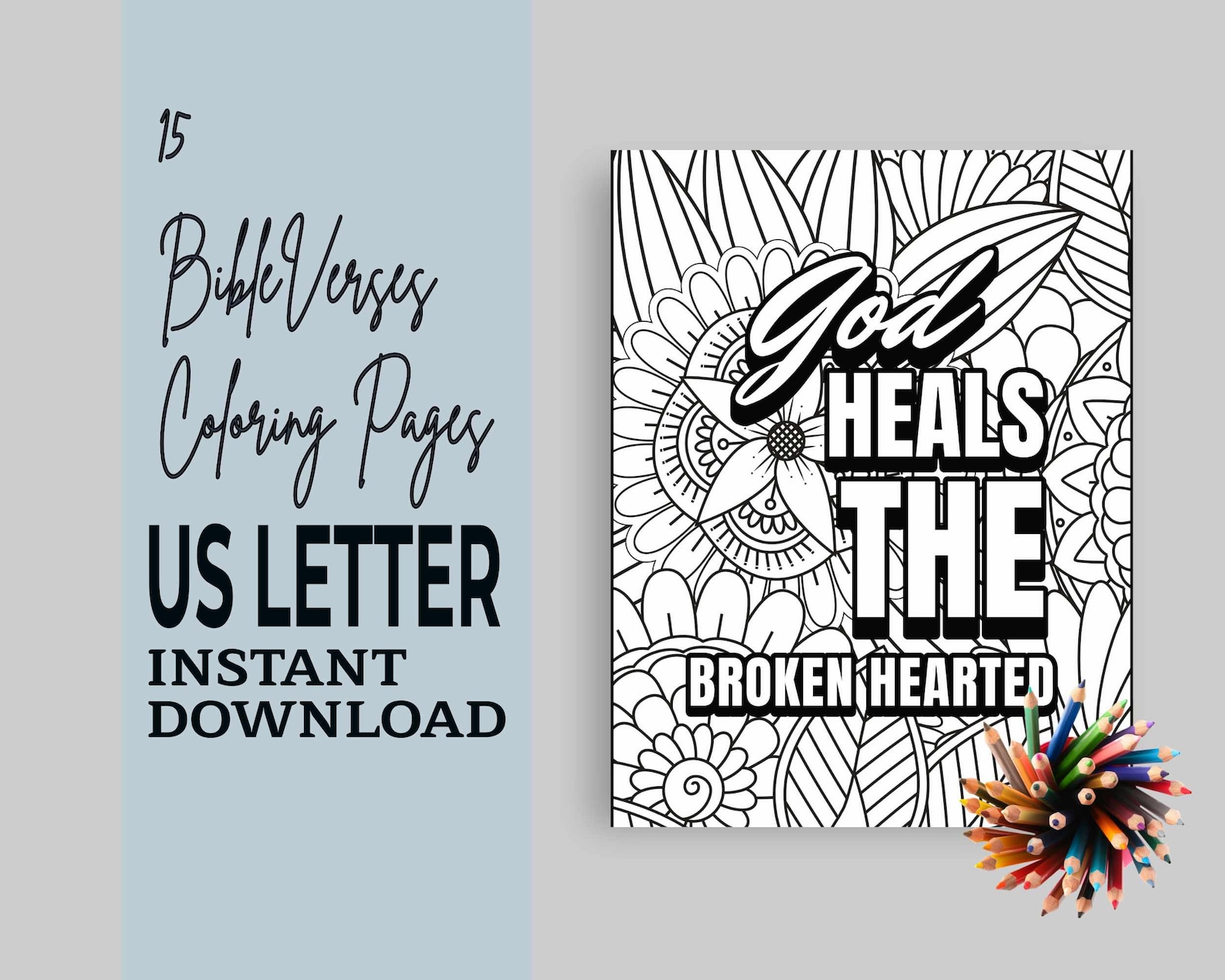 Christian Coloring Pages, Flower Coloring Sheets With Quotes, Bible ...