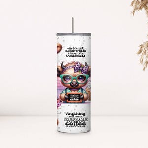 Highland Cow Mugshot Tumbler Wrap , Sublimation Design , Skinny 20oz ...