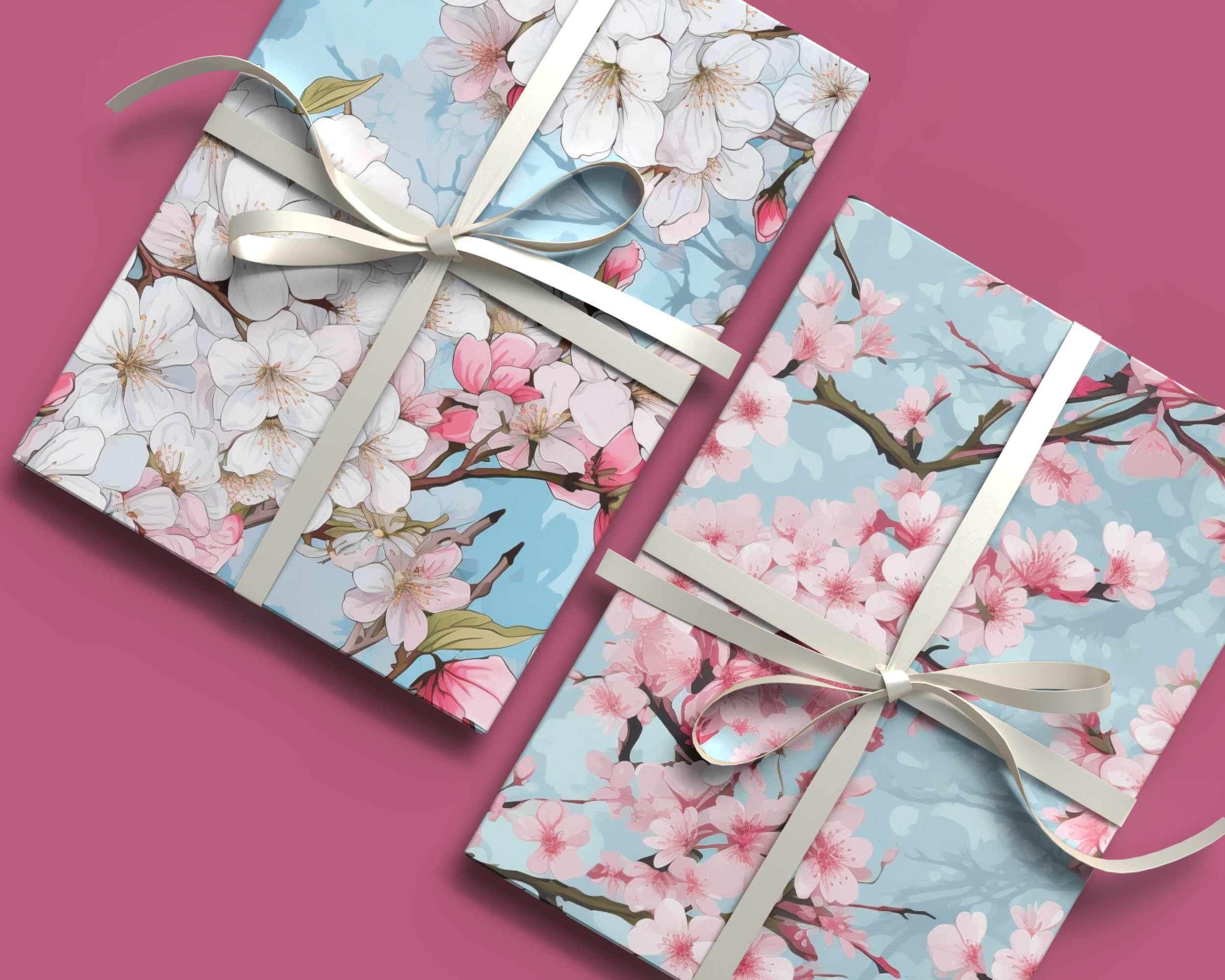 Claude Monet Style Cherry Blossom Floral Digital Art Poster Print ...