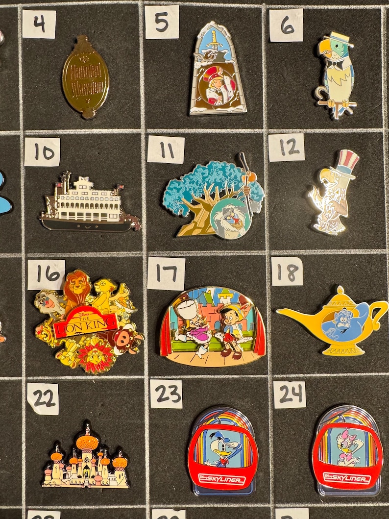 AUTHENTIC Disney Pins - Icons, Castles, Attractions, and MORE! - Etsy