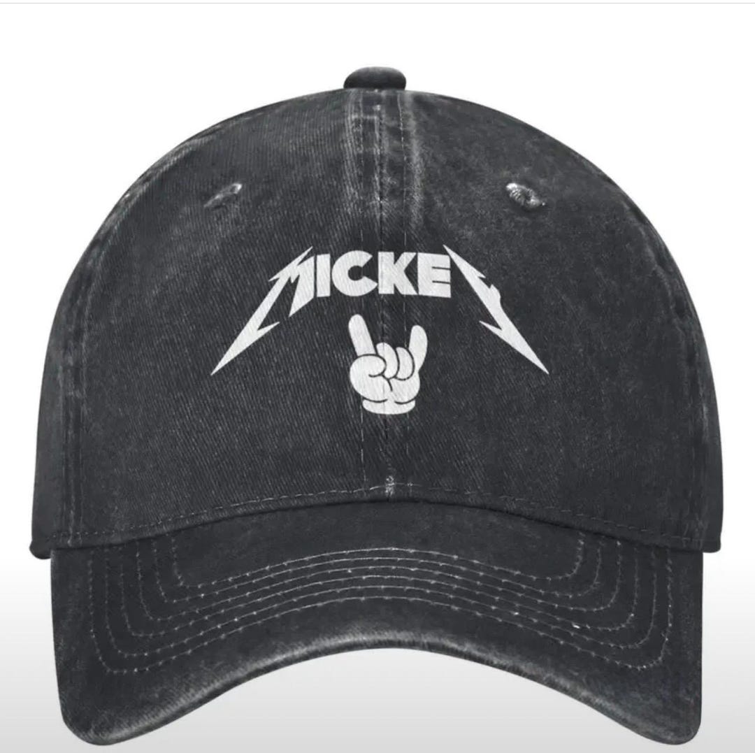 Walt Disney Mickey Mouse Rock and Roll/metal Baseball Cap! Multiple ...