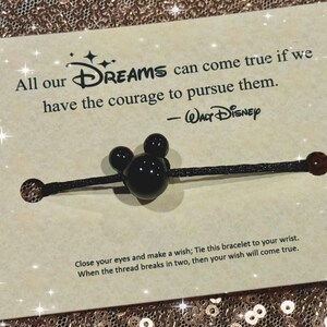 Walt Disney World Mickey Mouse Charm Wish Bracelet pixie Dust Gifts - Etsy