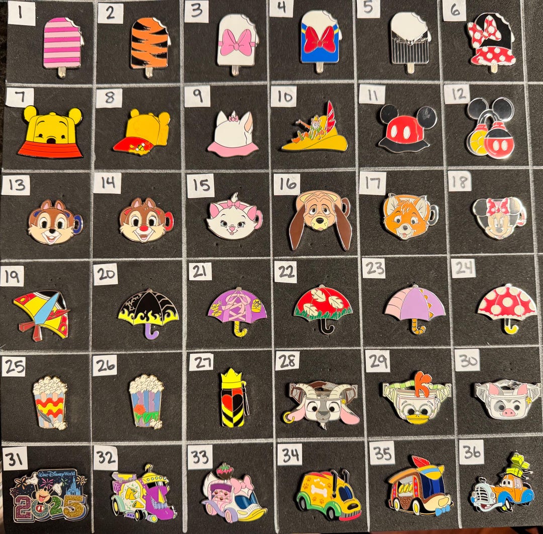 Authentic Disney Pins - Themes - Cups/kites/umbrellas/popsicles - Etsy