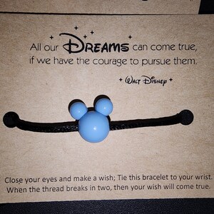 Walt Disney World Mickey Mouse Charm Wish Bracelet pixie Dust Gifts - Etsy