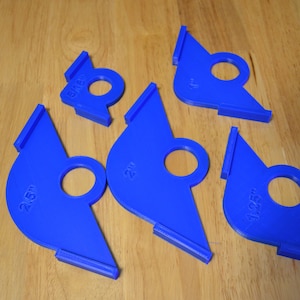 Precision 3D Printed ABS Router Templates: Various Radii for Perfect ...