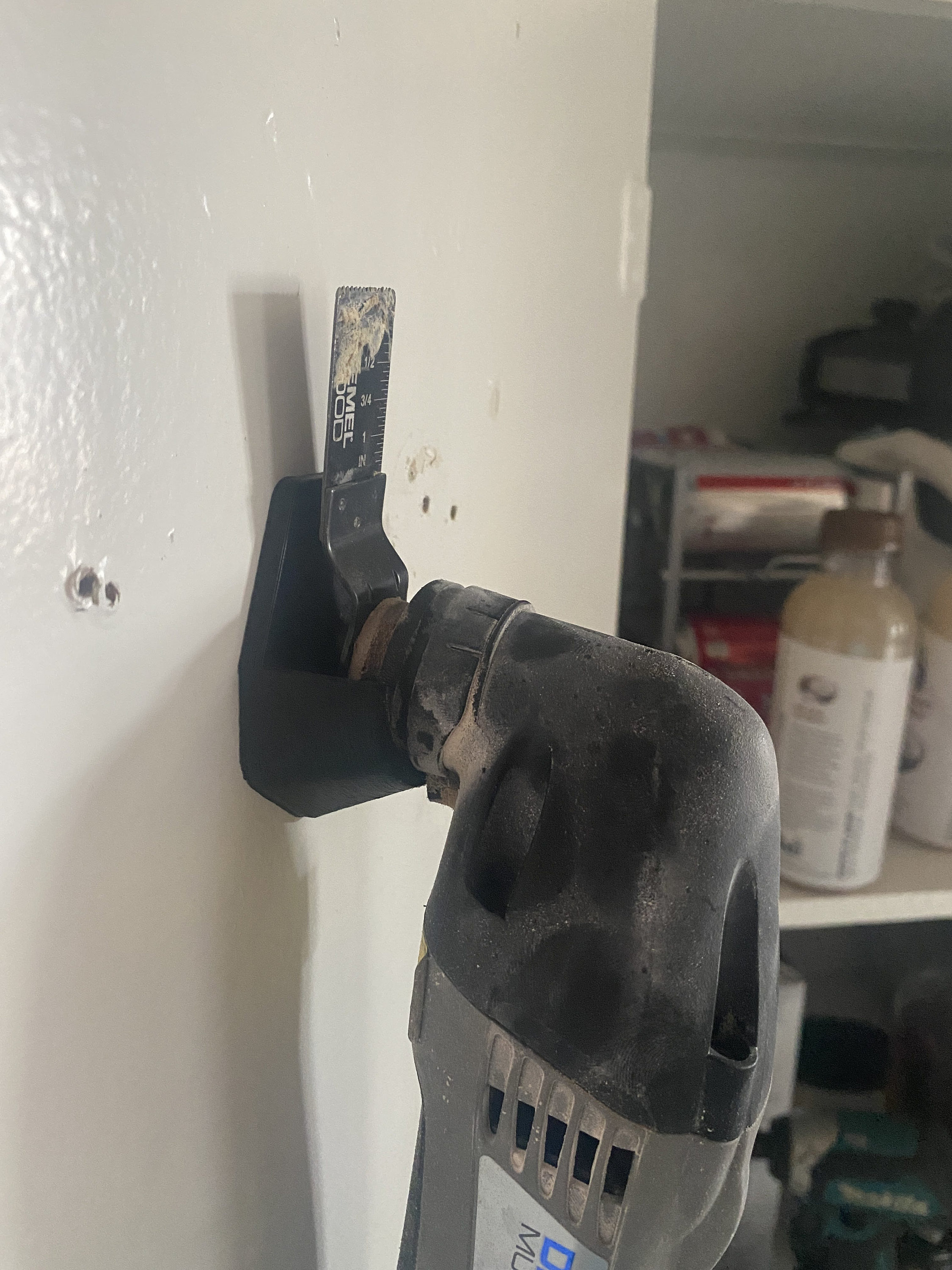 3D Printed Vibrating Multitool Wall Mount in Vibrant Colors - Space ...