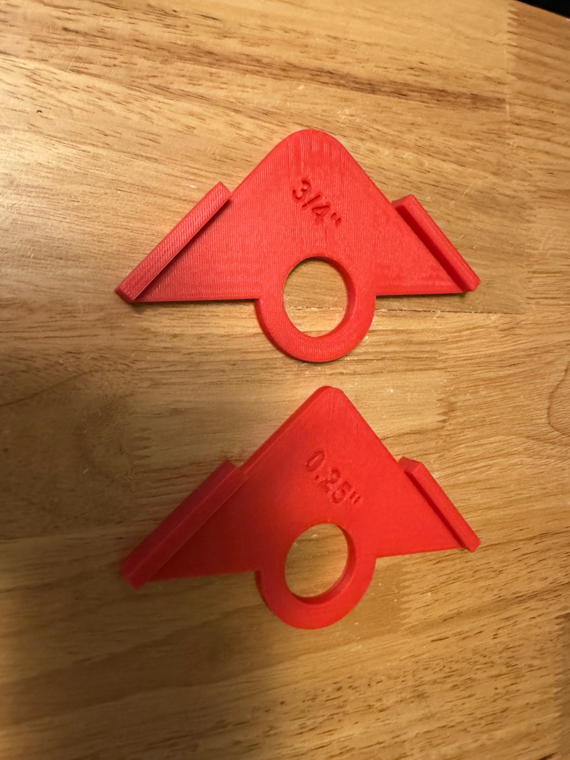 Precision 3D Printed ABS Router Templates: Various Radii for Perfect ...