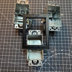 Electrical Box Template Set: 1-4 Gang, Round, Metal & Fiberglass - Etsy