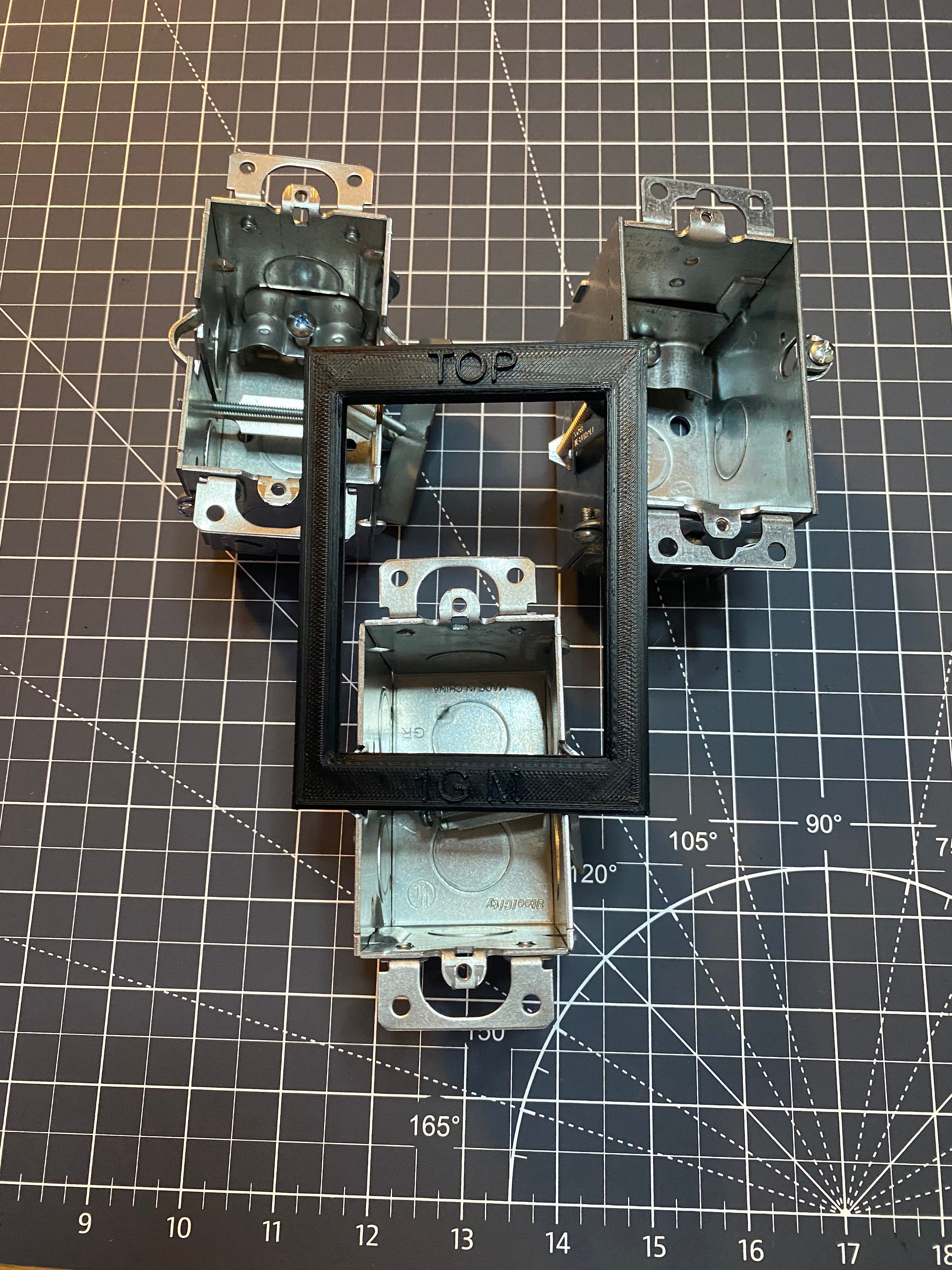 Electrical Box Template Set: 1-4 Gang, Round, Metal & Fiberglass - Etsy