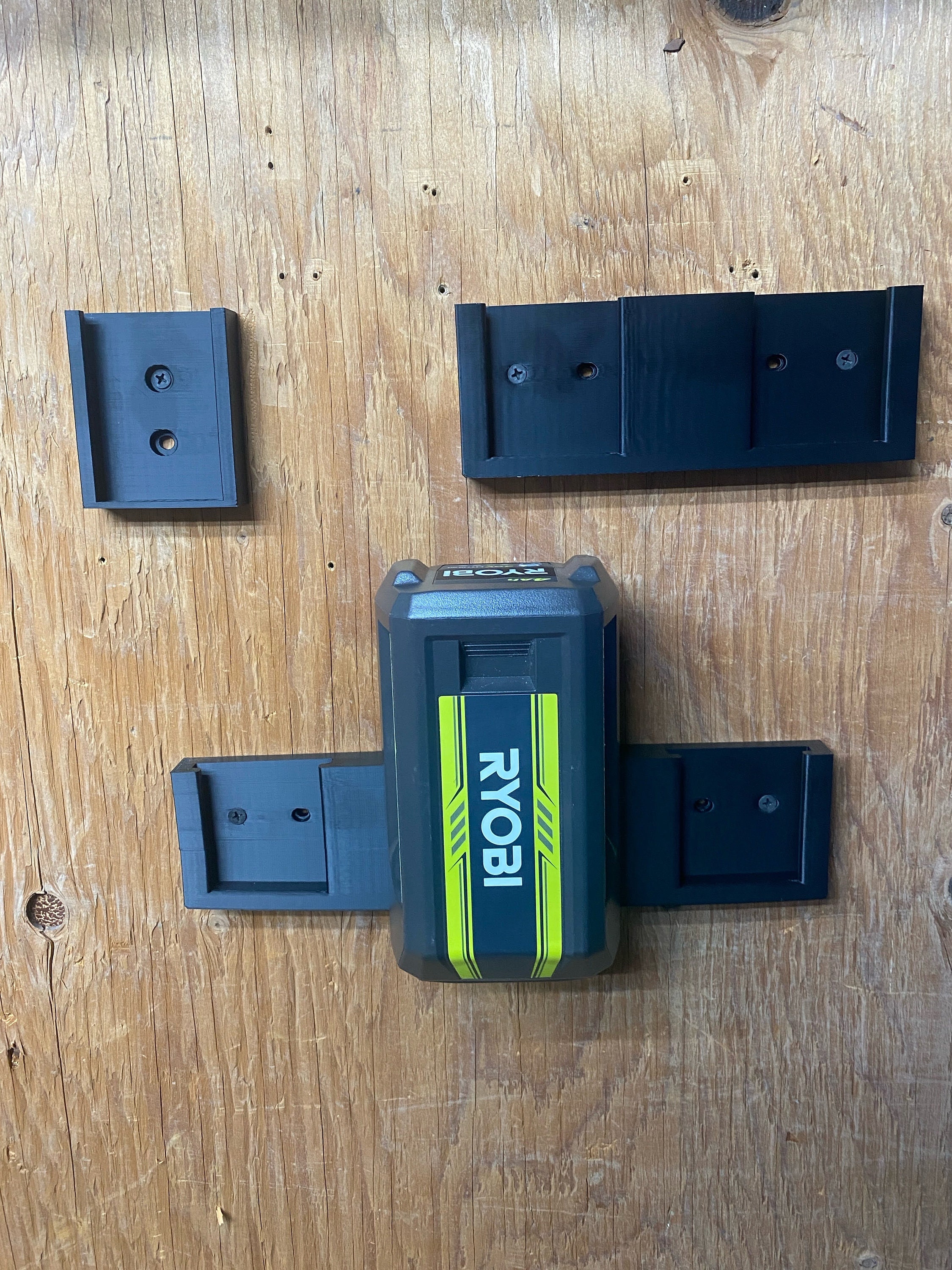Ryobi 40V Battery Wall Mounts - Durable and Space-saving Organizer ...