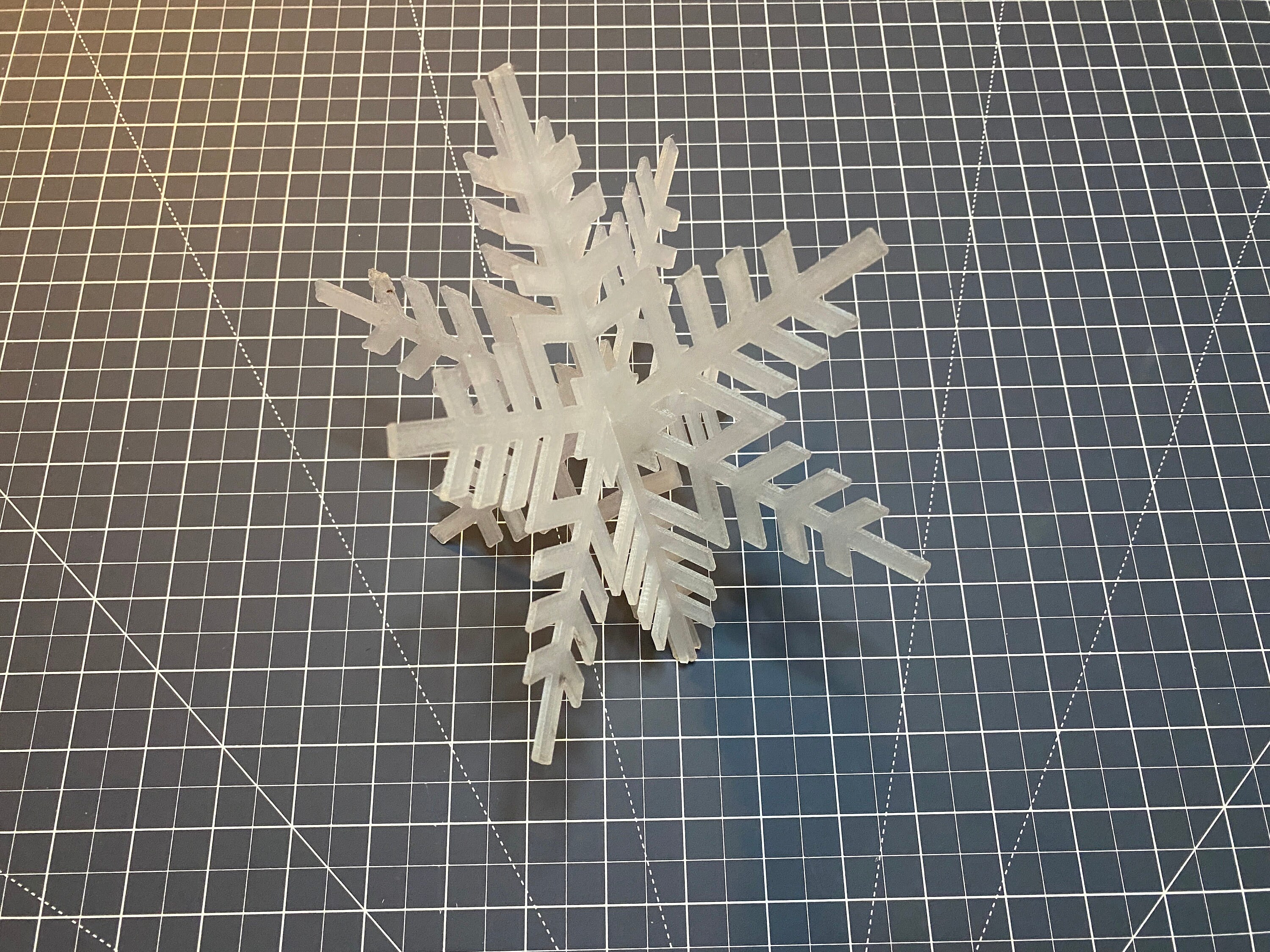 Exquisite 3D Printed 3-dimensional Snowflake: A Winter Wonderland at ...