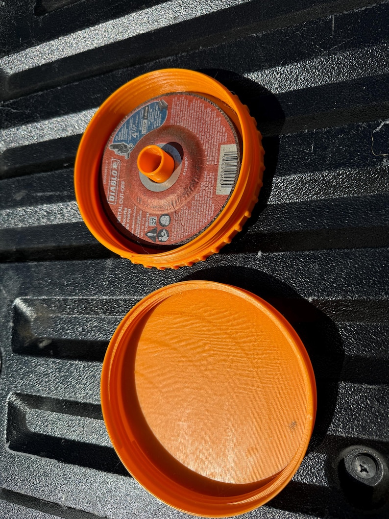 Durable 3D Printed ABS Grinding Disk Storage Containers - 4.5" 5” Sizes ...