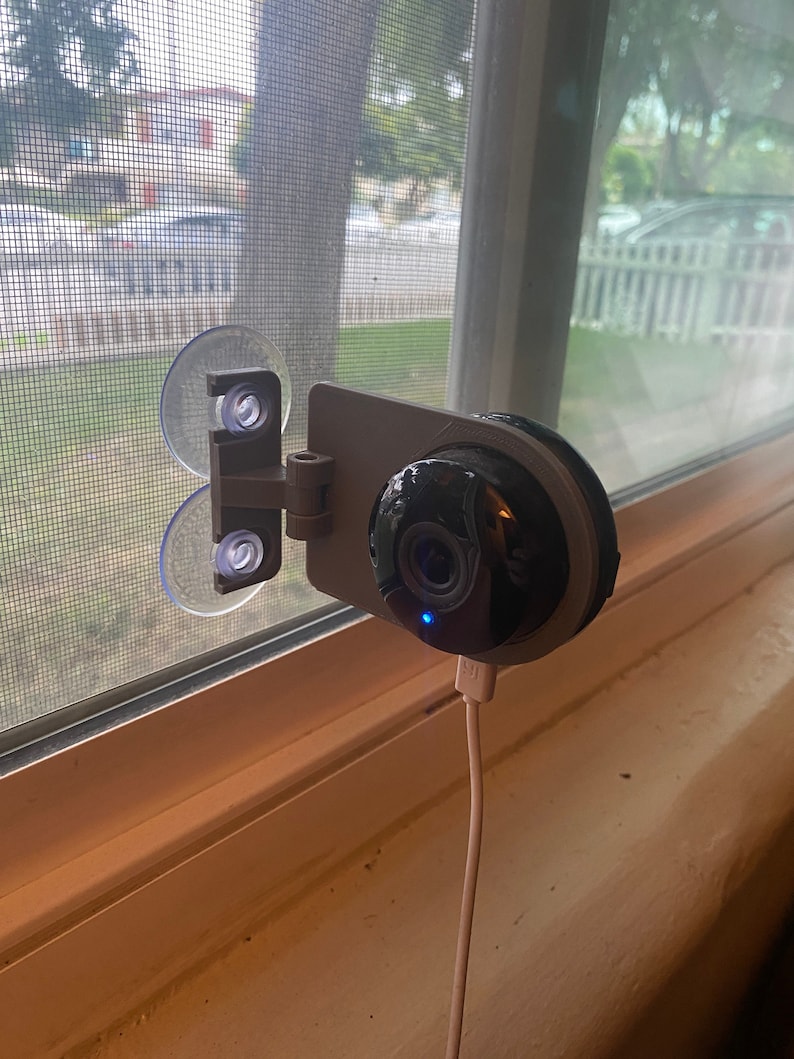 3d Printed Suction Cup Mount for Yi Home Cameras - Secure & Versatile ...