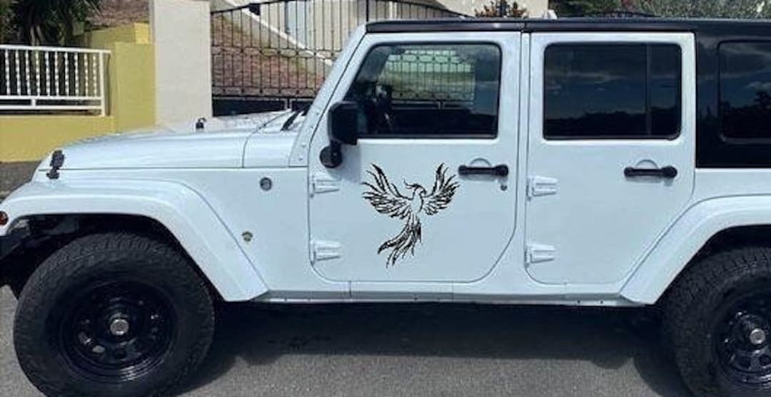 Phoenix Bird Car Decals, Vinyl Decal, Home Decor Decals,jeep Decal ...