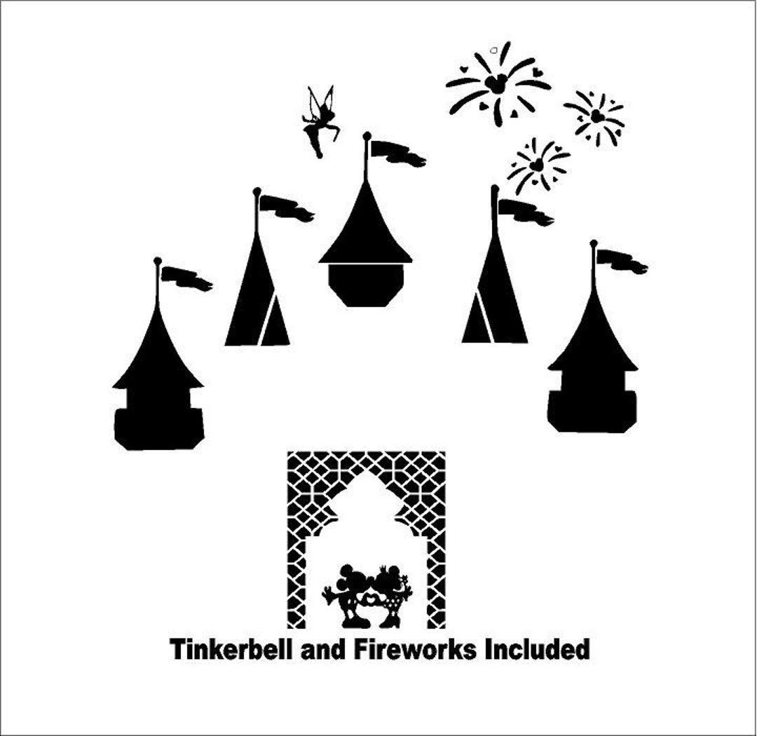 Disney Castle Wall Decal | Disney Castle Photo Castle Decal | Disney ...