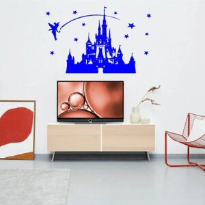 Iconic Walt Disney Castle Wall Art Decal Sticker Home Decor - Etsy
