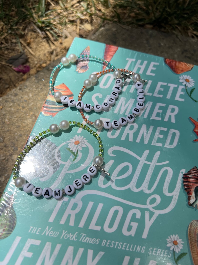 TSITP “team Belly”, “team Conrad”, and “team Jere” Beaded Bracelets ...