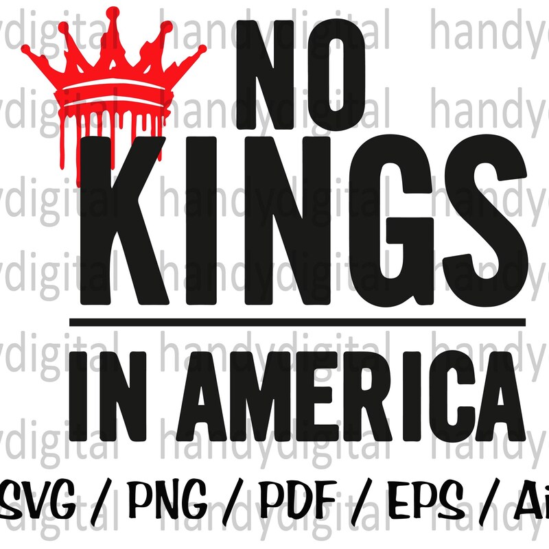 No Kings Svg Files - Etsy
