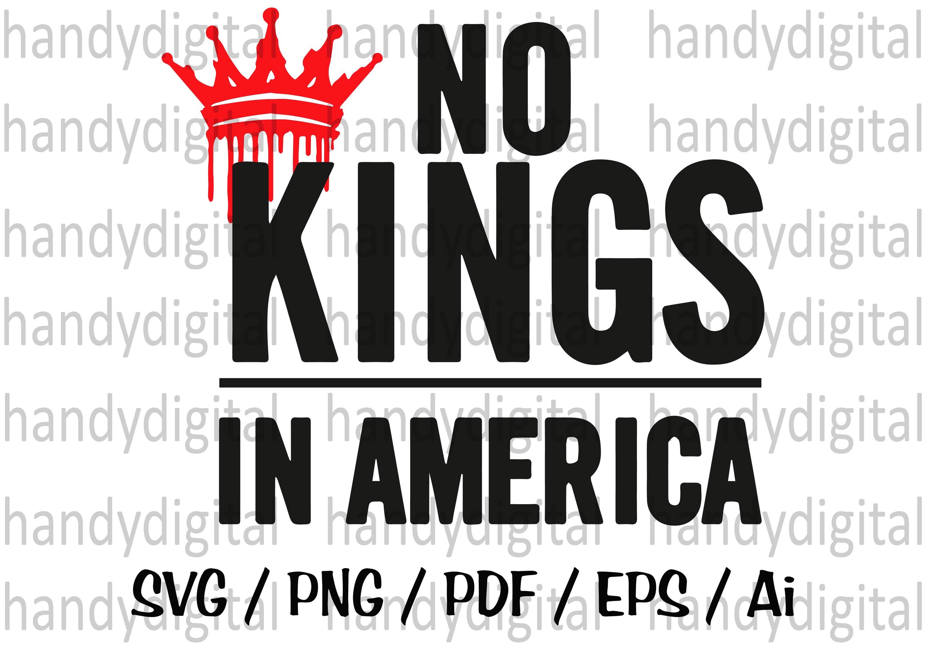 No Kings in America, No Kings Tshirt Design , No Kings Flag , No Kings ...