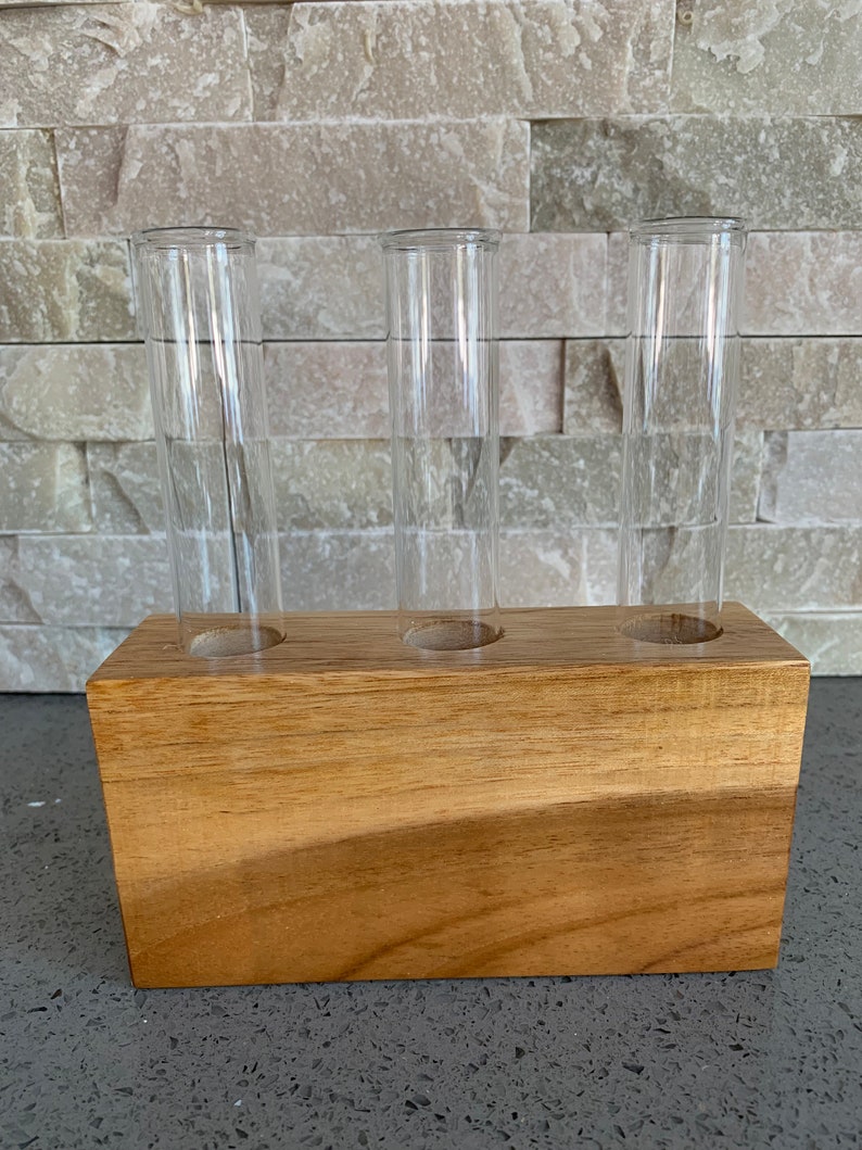 Propagation Block, Propagation Station, Glass Tubes, Teak, Exotic Wood ...