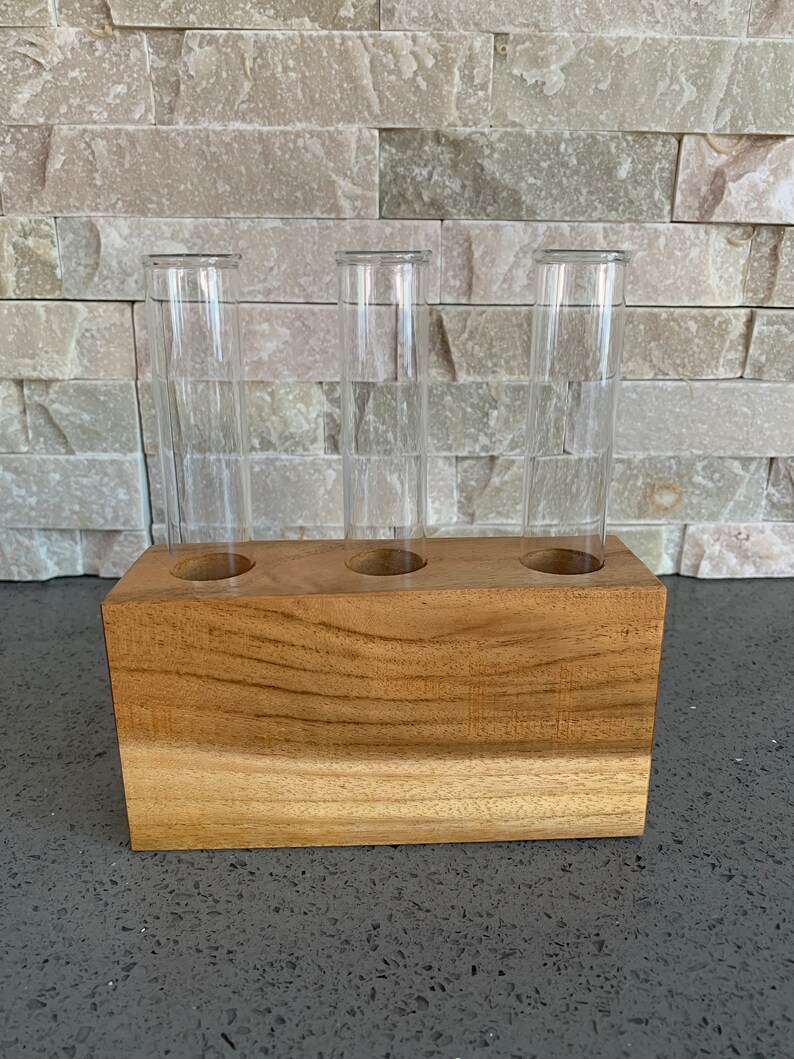 Propagation Block, Propagation Station, Glass Tubes, Teak, Exotic Wood ...