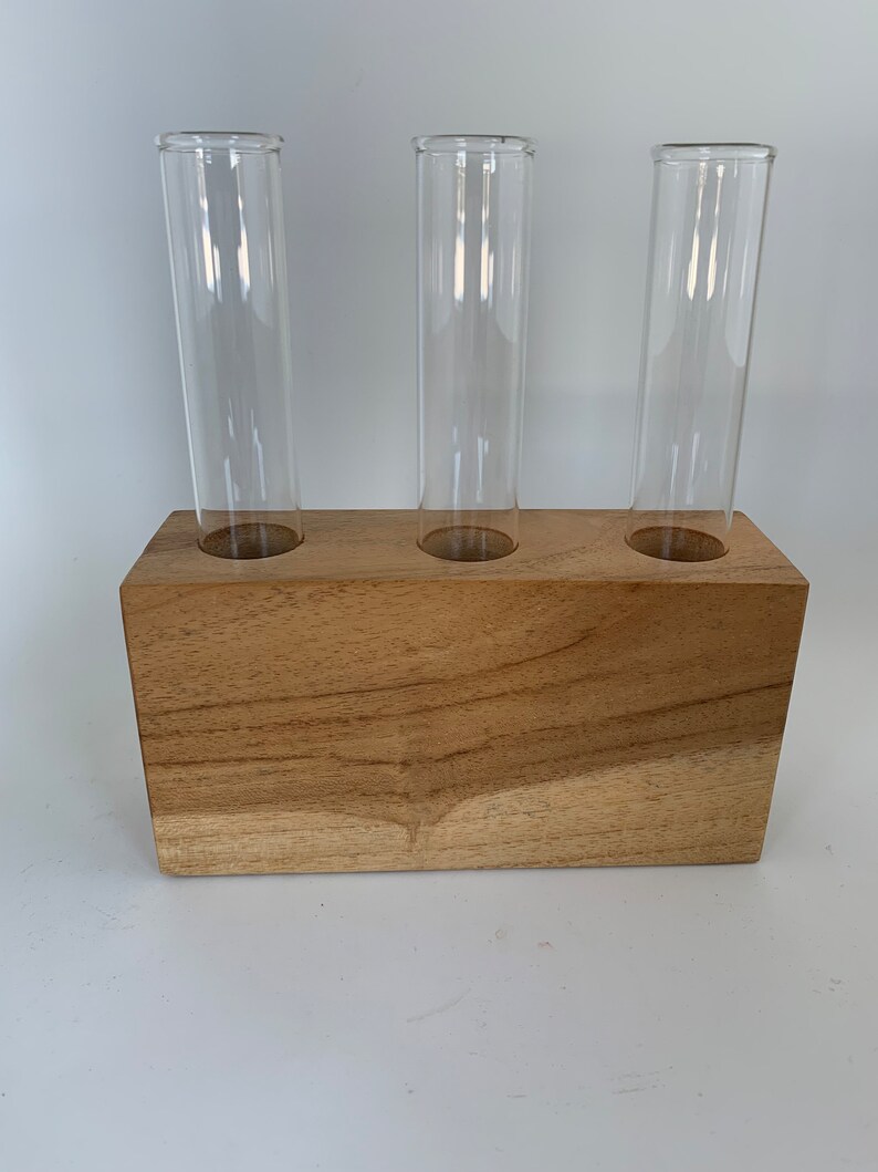 Propagation Block, Propagation Station, Glass Tubes, Teak, Exotic Wood ...