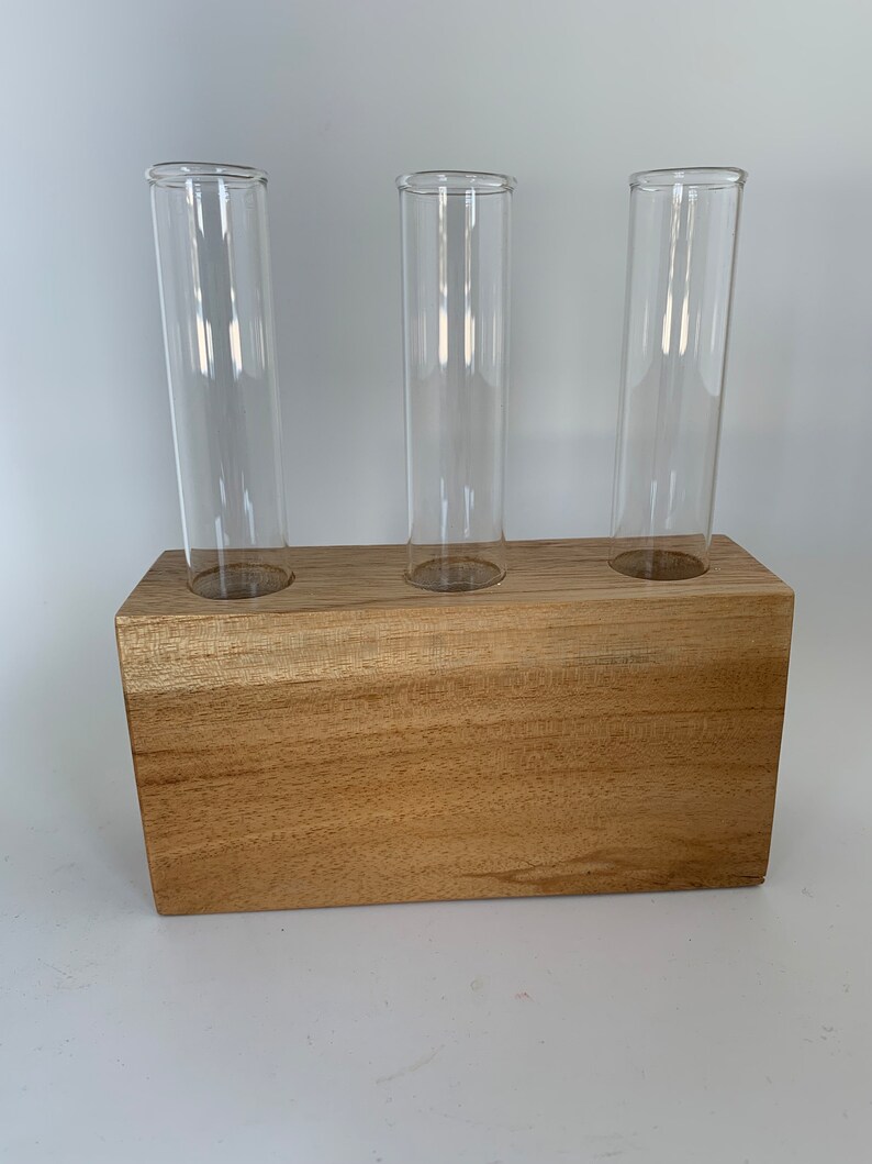 Propagation Block, Propagation Station, Glass Tubes, Teak, Exotic Wood ...