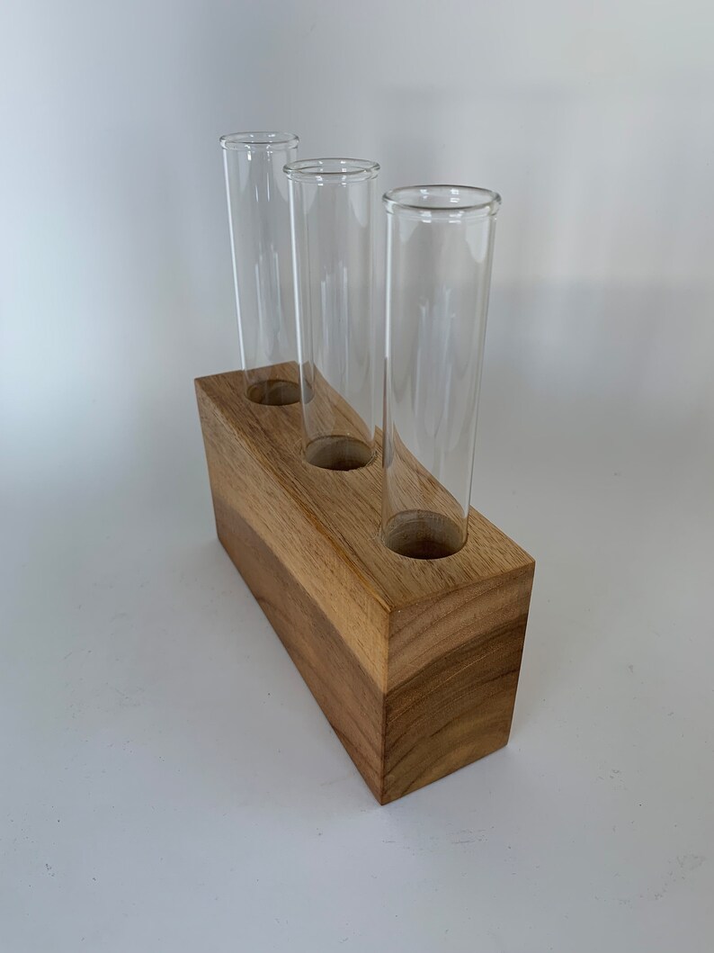 Propagation Block, Propagation Station, Glass Tubes, Teak, Exotic Wood ...