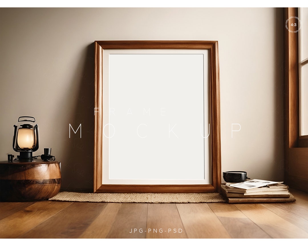Vertical Interior Mockup Frame, 4x3 Vertical Interior Mockup ...