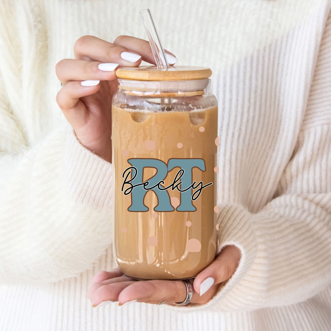 Personalized RT Glass Tumbler RT Glass Cup RT Gifts for Women Gift for ...