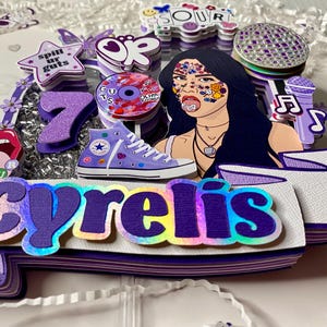 Handmade Olivia Rodrigo Birthday Cake Topper: Guts Theme - Etsy