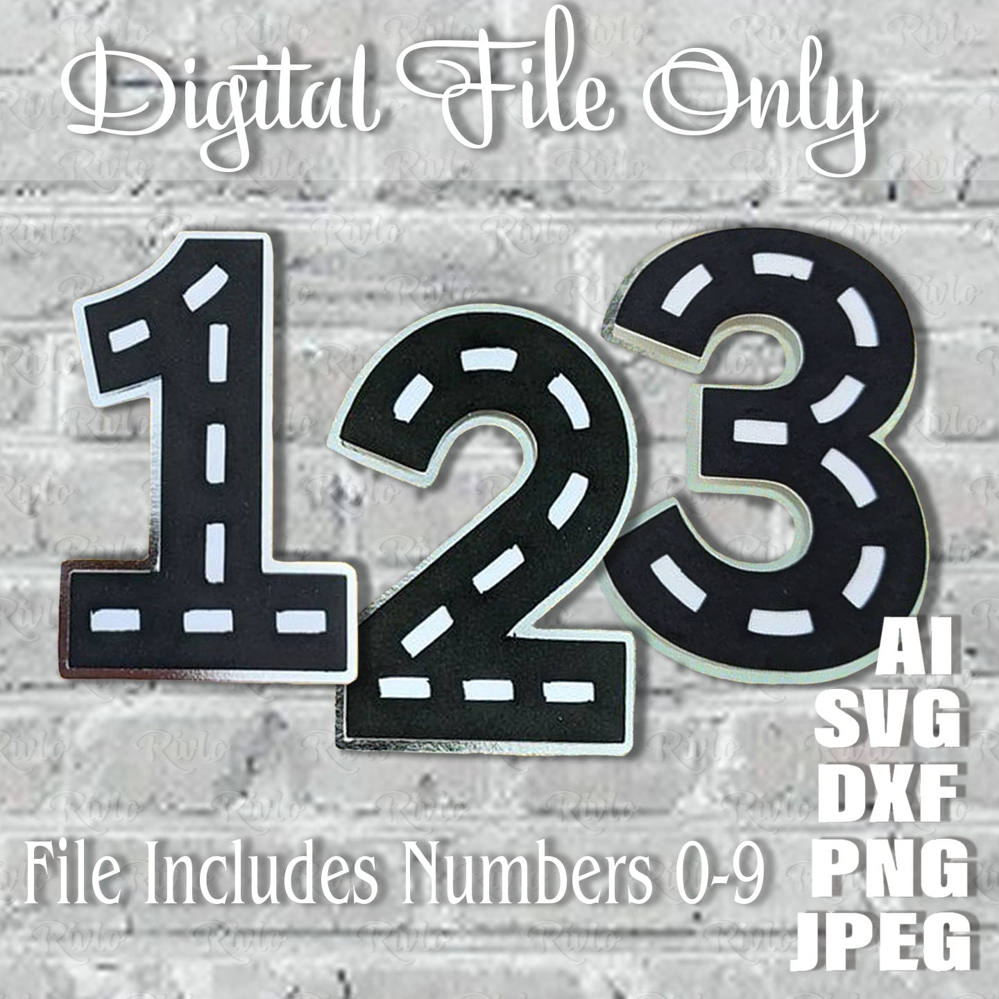 Race Track Road Number Car Birthday Street Instant Download Cut File ...