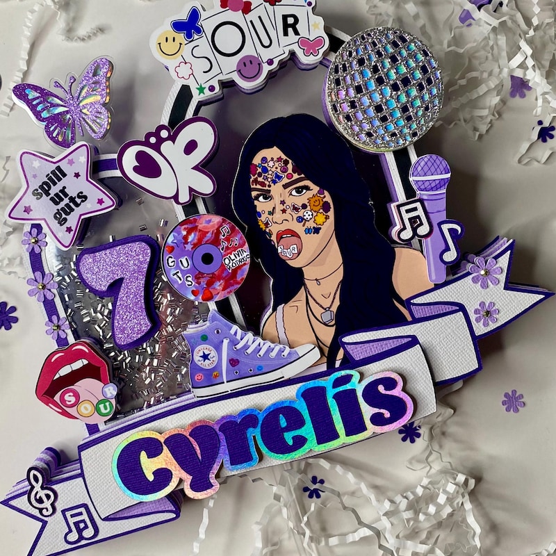 Olivia Rodrigo Cake - Etsy