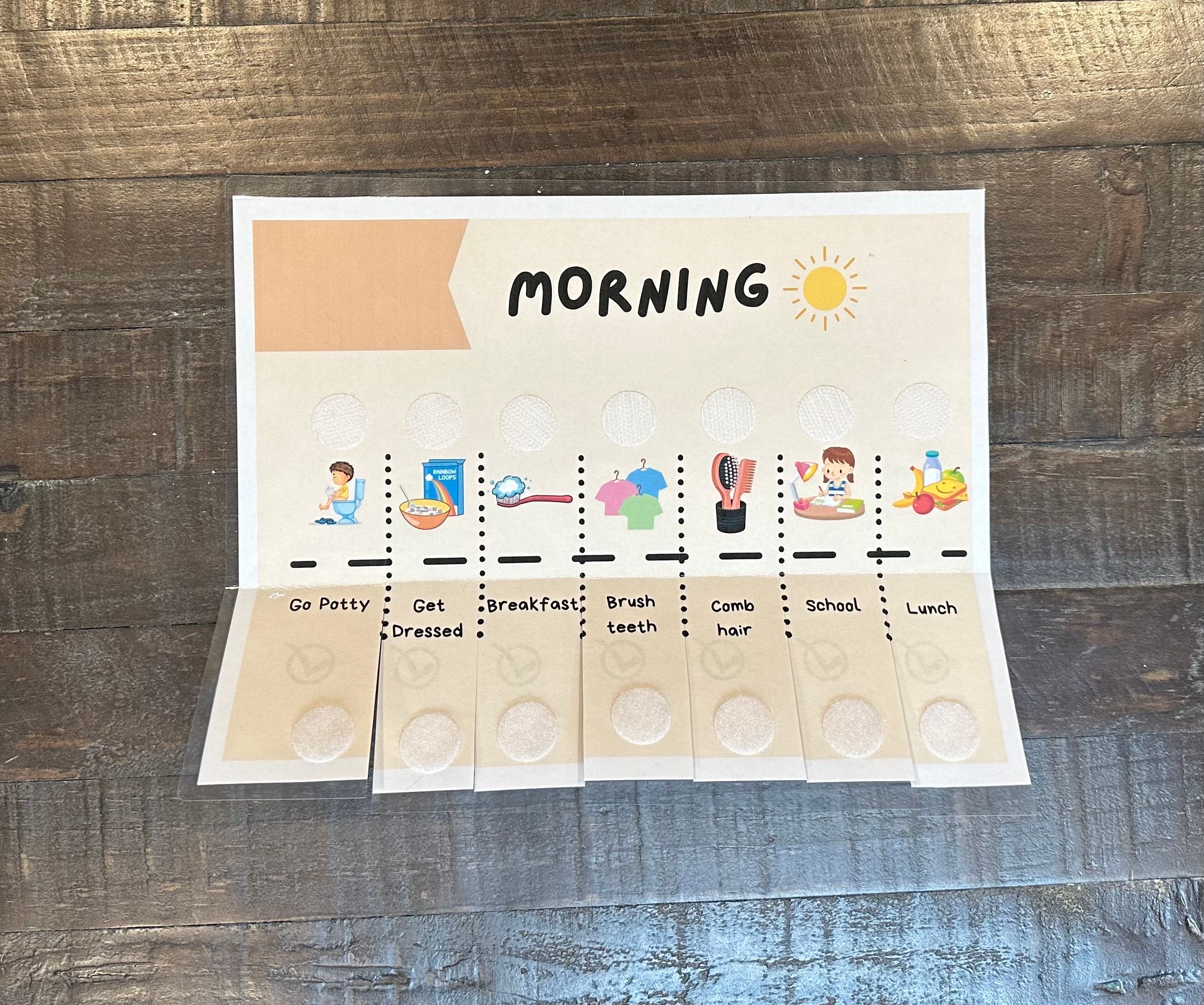 Morning Routine Flip-chart - Etsy