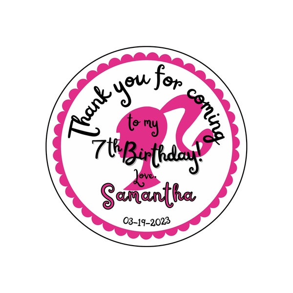 Barbie Thank You - Etsy