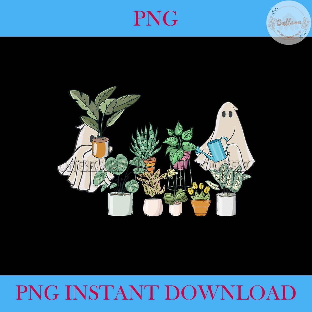 Ghost Plant Lady Png Ghost Plant Png Crazy Plant Lady Png - Etsy