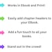 The Rose Romance Chapter Header Numbered Designs. Chapter Graphics for ...