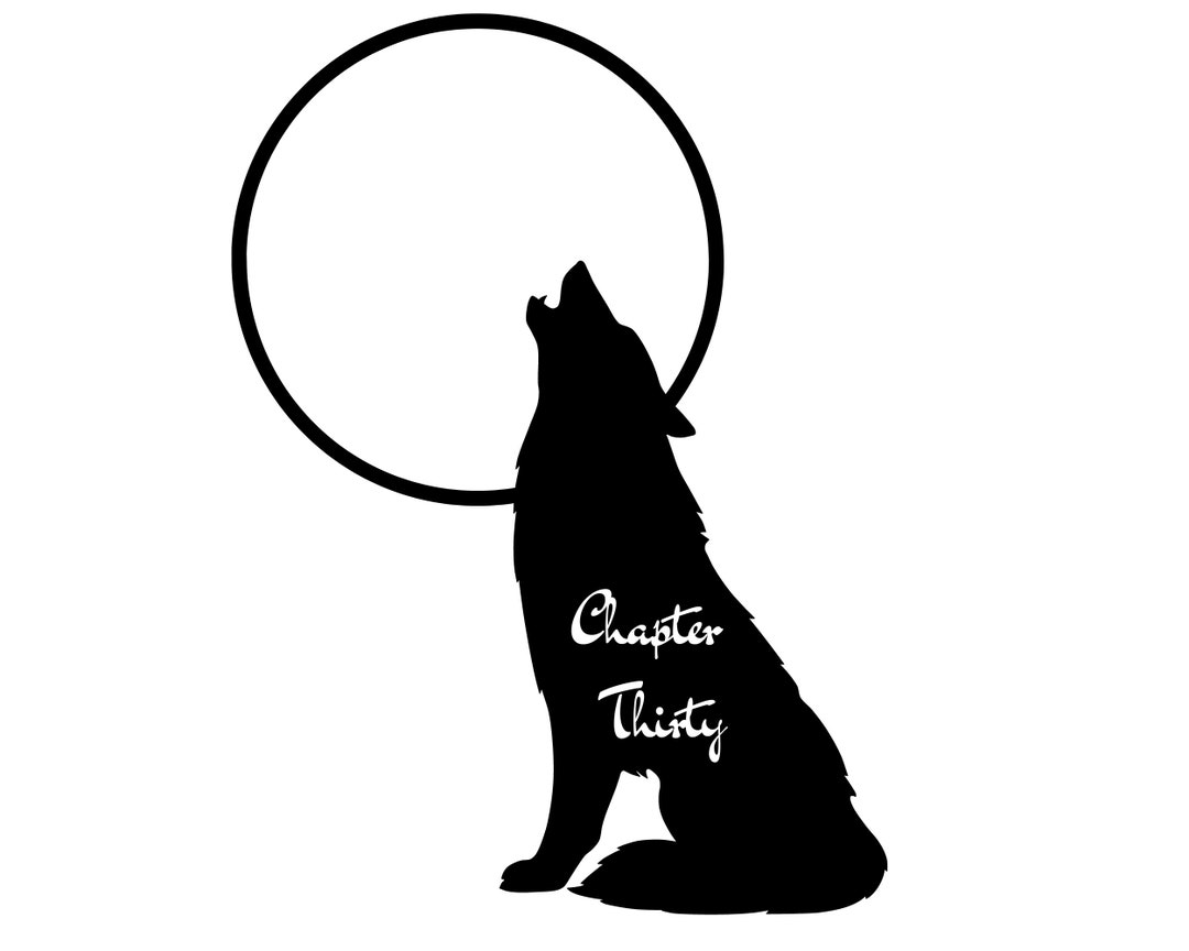 Howling-moon Wolf Chapter Header Numbered Designs. Chapter Graphics for ...