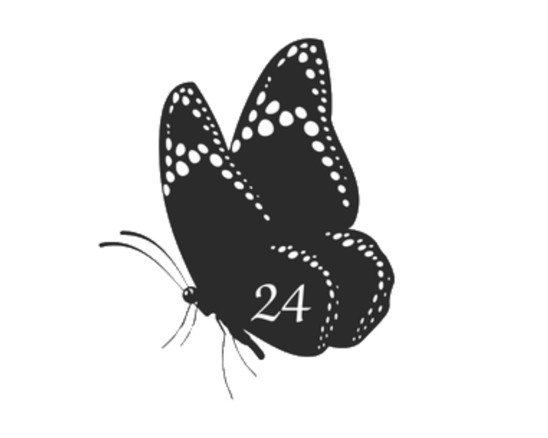 Simple Butterfly Chapter Header Numbered 1-25 Designs. Chapter - Etsy
