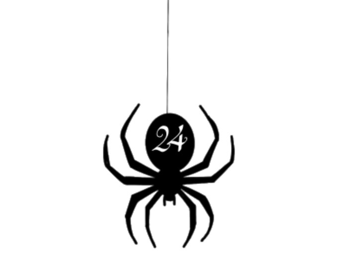 Spider Chapter Headers Numbered 1-25 Designs. Chapter Graphics for Self ...