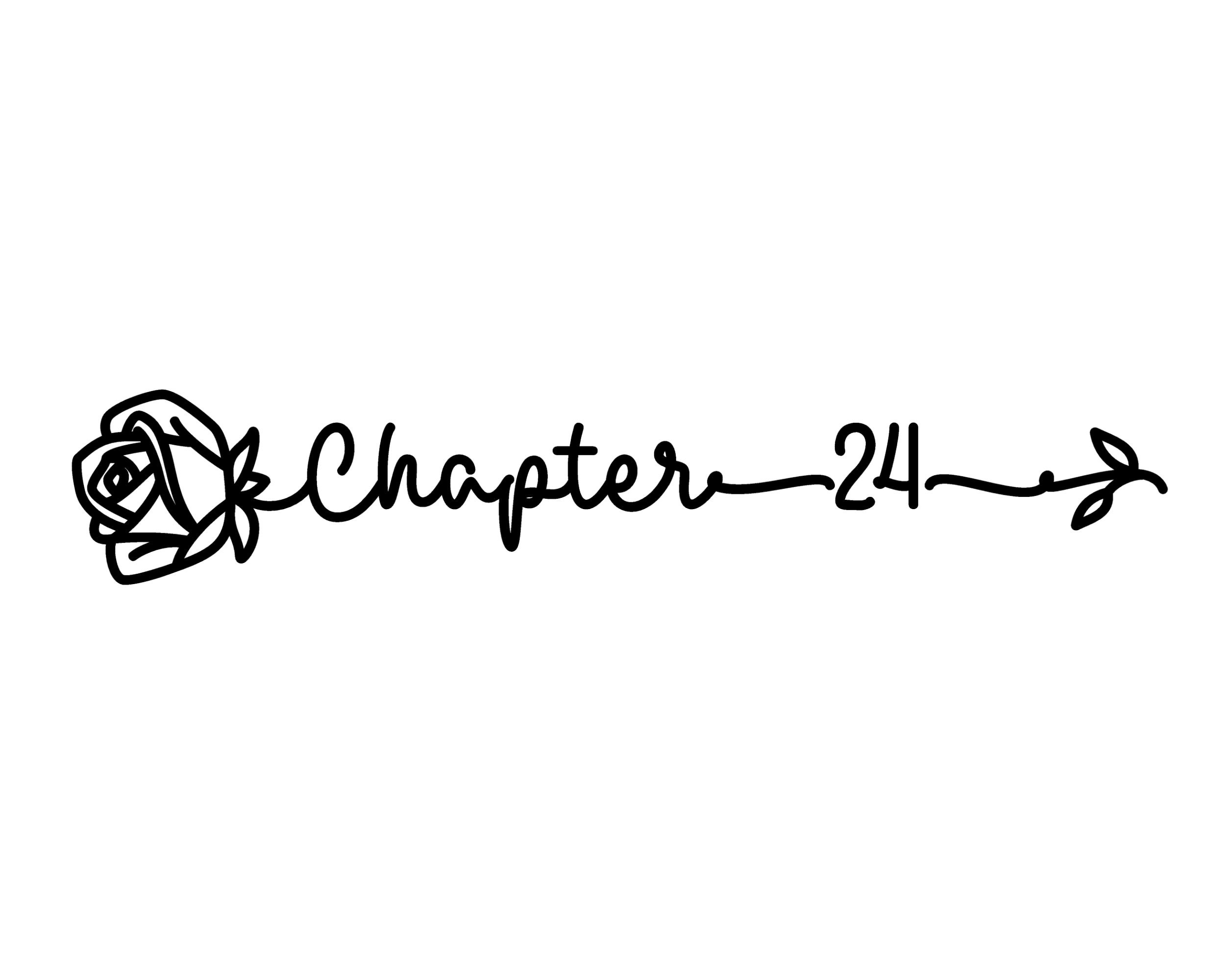 The Rose Romance Chapter Header Numbered Designs. Chapter Graphics for ...