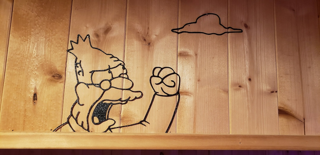 Old Man Yells at Cloud Wall Art the Simpsons Abe Grandpa - Etsy
