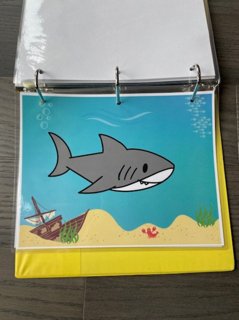 Slippery Fish Printable Set // Ocean // Downloads // Shark // Pretend ...