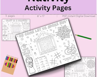 Positive Affirmations for Kids Activity Pages DIGITAL DOWNLOAD ...