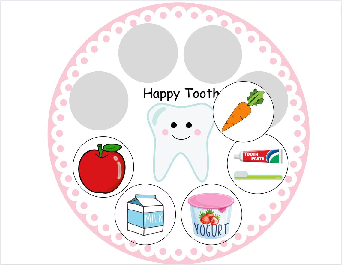 Dental Health Brushing Teeth Activity DIGITAL DOWNLOAD // - Etsy Canada