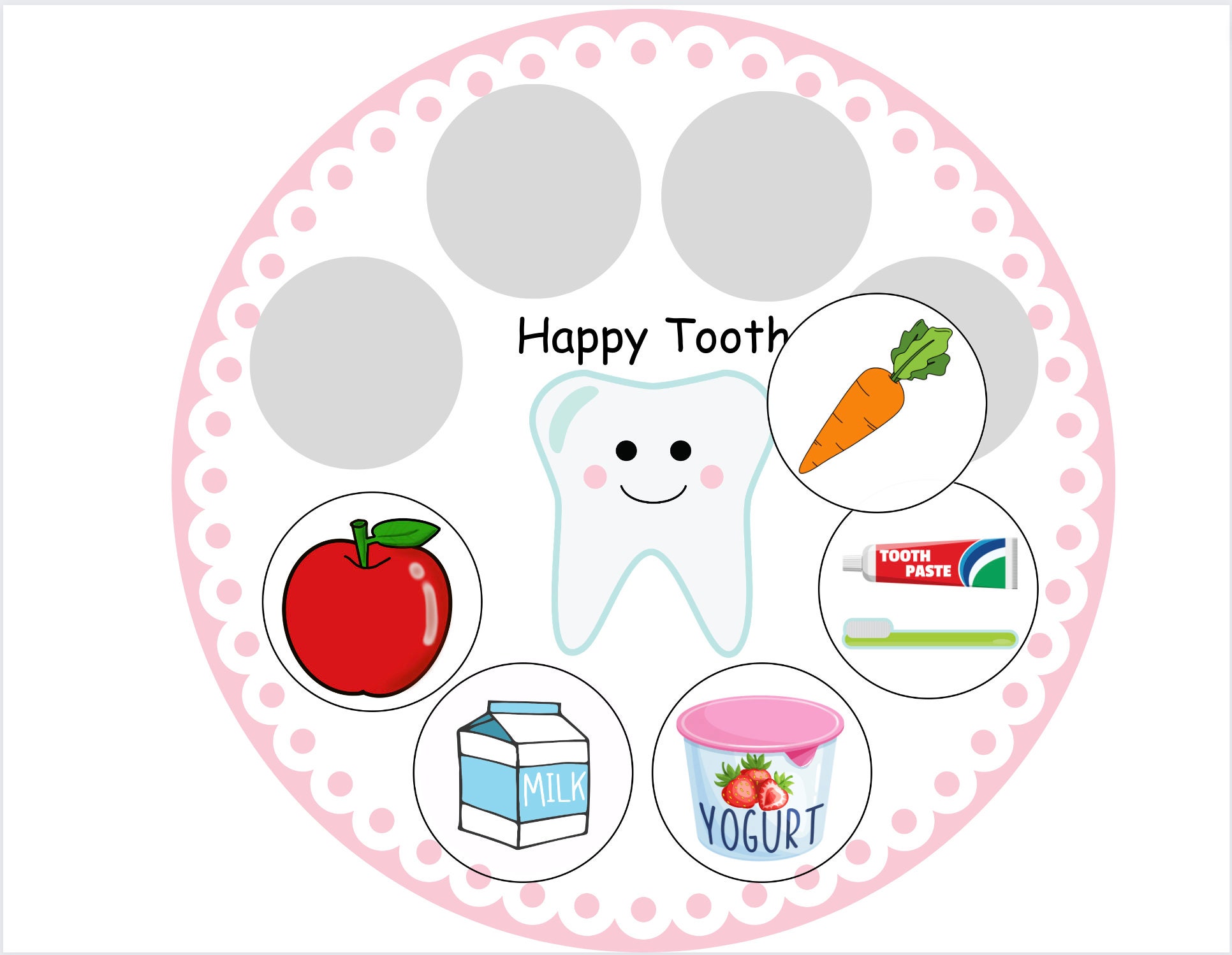Dental Health Brushing Teeth Activity DIGITAL DOWNLOAD // Printable ...