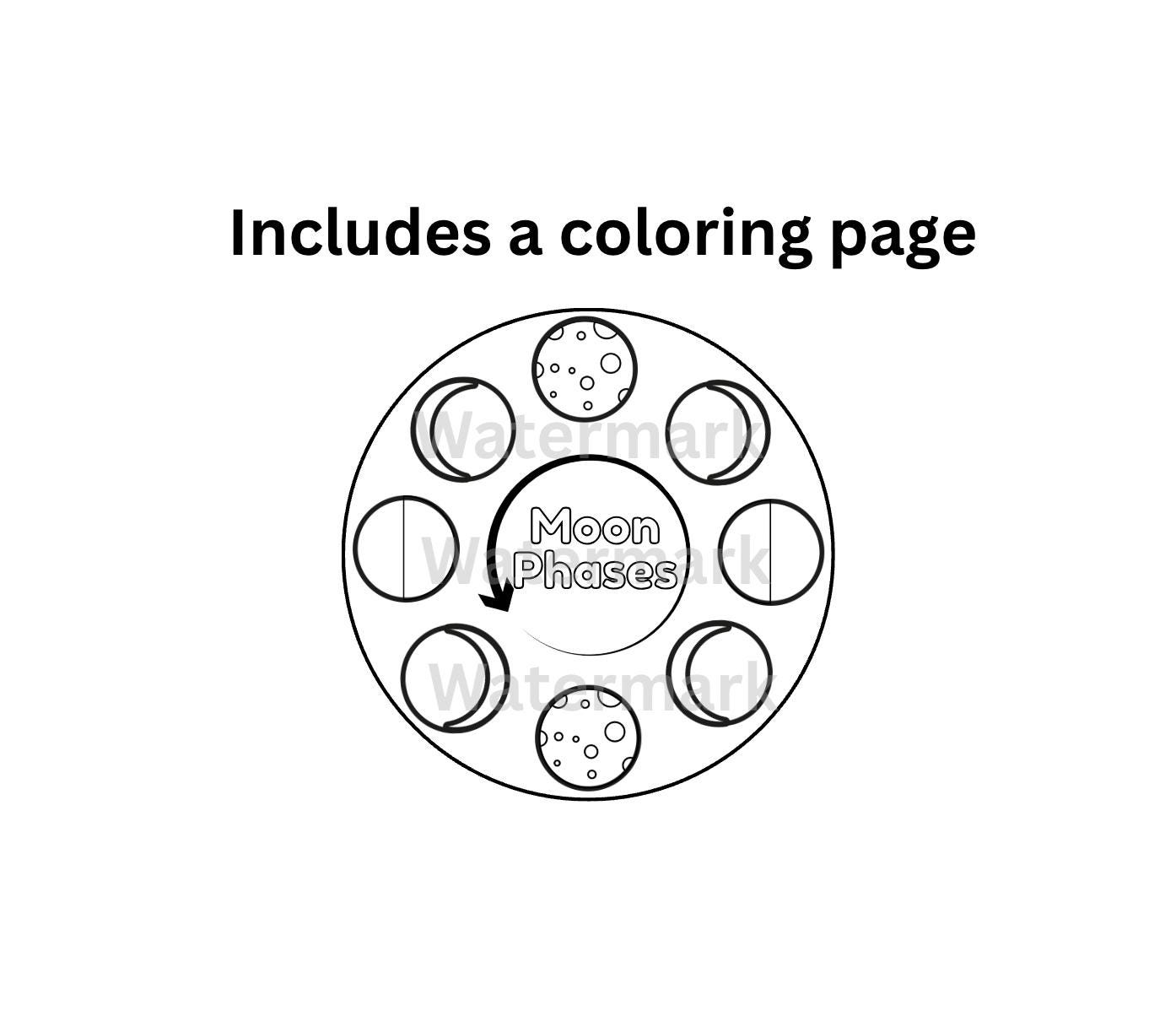 Moon Phases Activity Digital Download // Sequencing //preschool ...