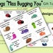 Bugs Bugging You Goodbye End of Year Gift Tags DIGITAL DOWNLOAD ...